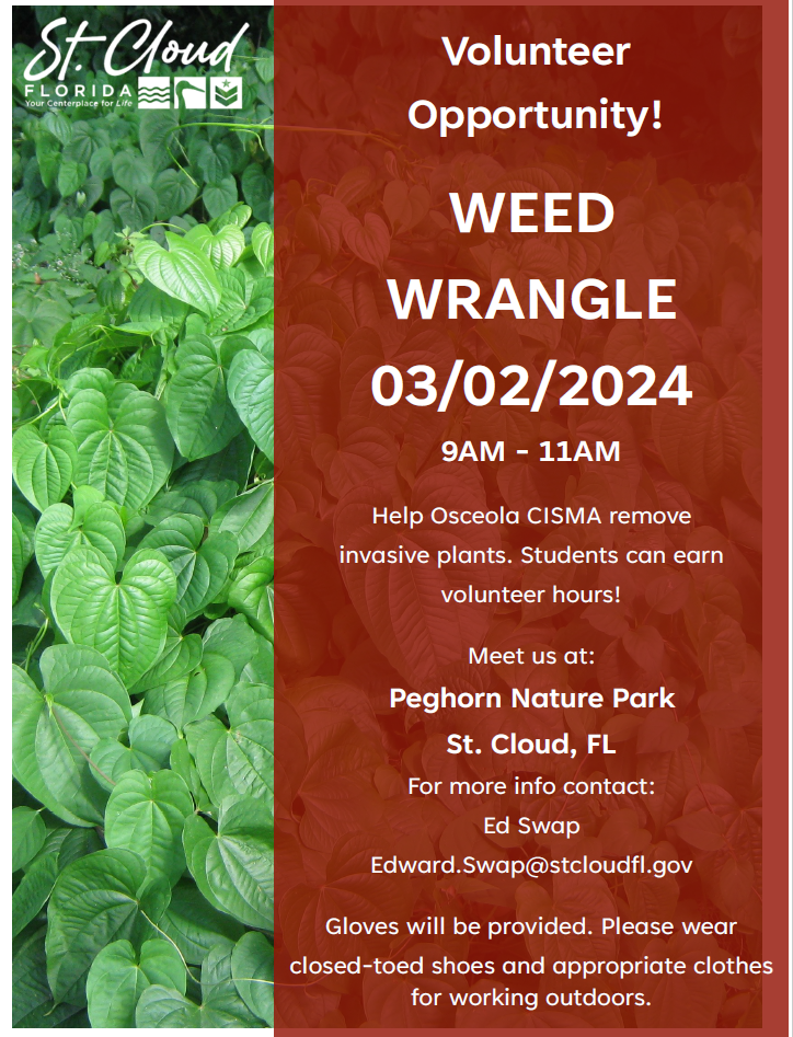 Florida Weed Wrangle Month - Florida Invasive Species Partnership
